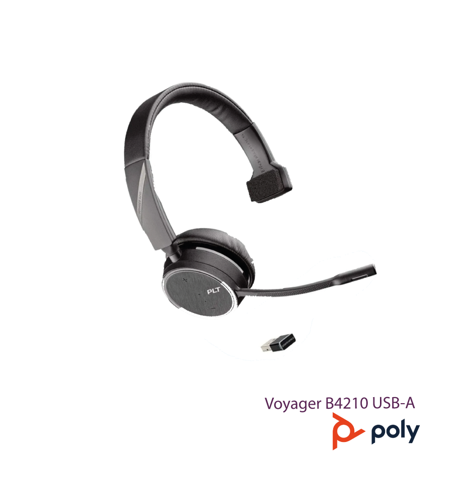 Voyager B4210 USB-A Auricular Bluetooth Monoaural Poly - Rac Technologies