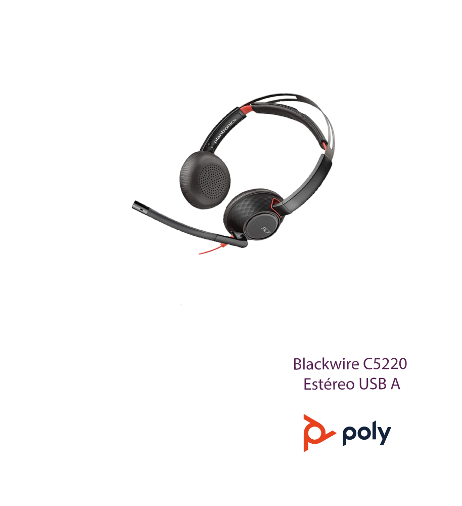 Poly Blackwire C5220 USB-A Estéreo USB-A - Rac Technologies