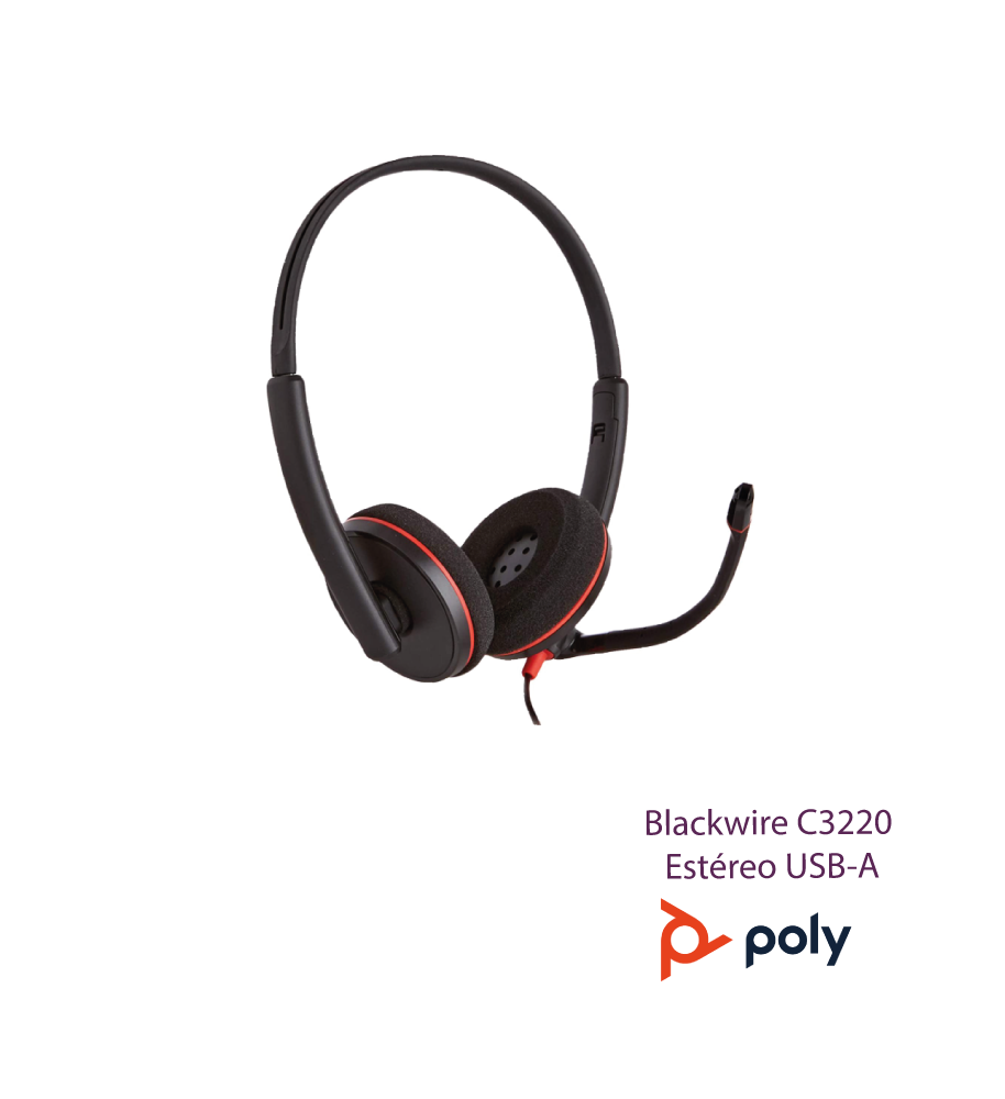 Poly Diadema Blackwire C3220 USB-A - Rac Technologies