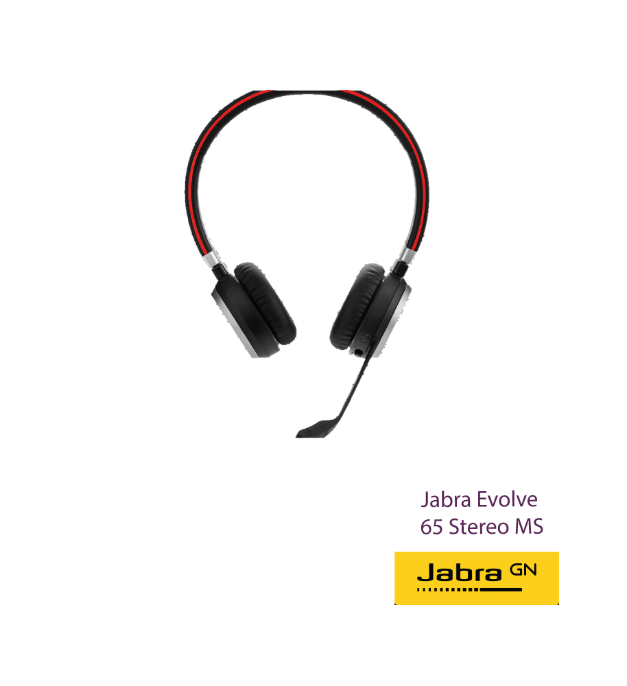 Jabra Evolve 65 MS Stereo Auricular con Micrófono - Rac Technologies