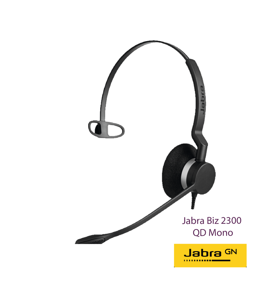 Jabra Biz 2300 QD Mono Auricular Profesional Ligero - Rac Technologies