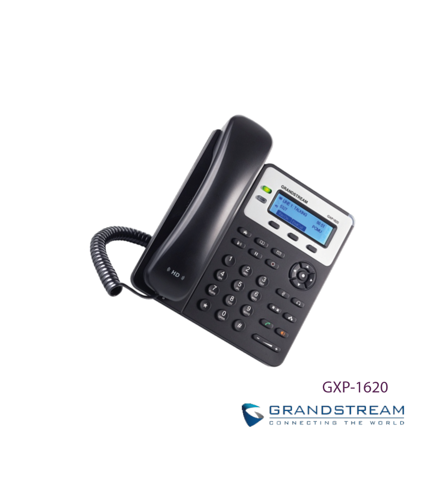 GXP1620, teléfono IP SMB Grandstream 2 líneas en Comercial Rac.